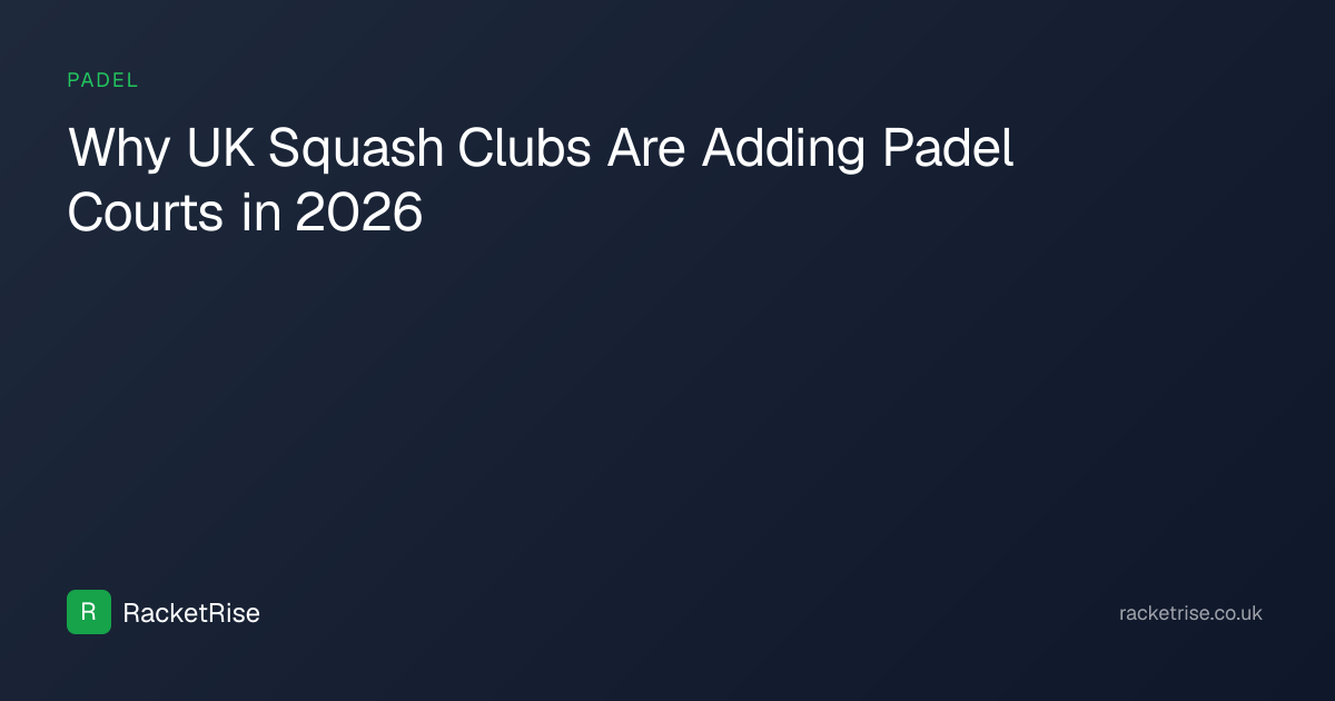 Why UK Squash Clubs Are Adding Padel Courts in 2026 | RacketRise
